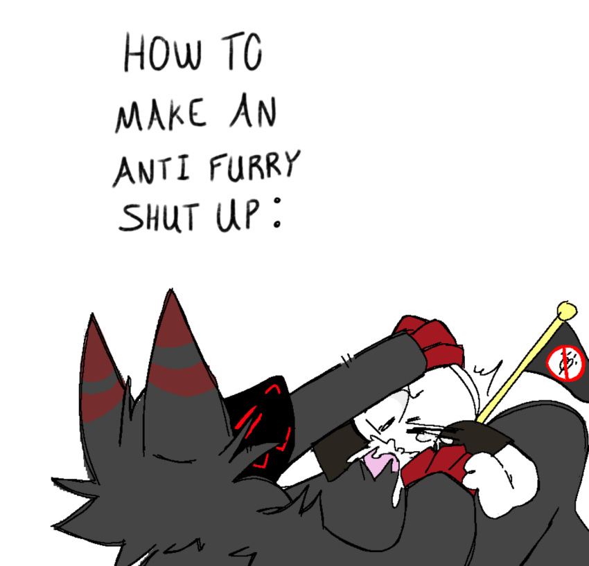Rule 34 Anti Furry Black Fur Cum In Mouth Flag Gay Gay Blowjob