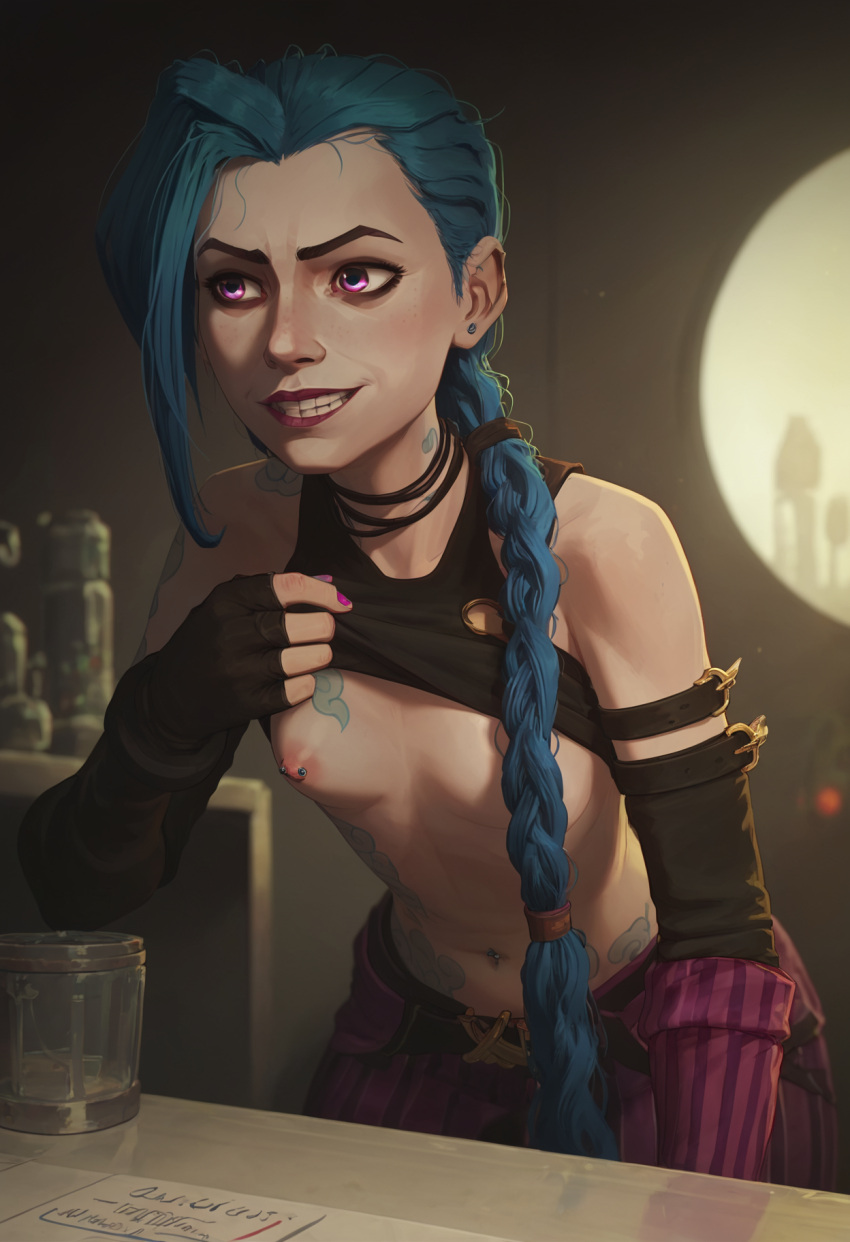 Rule 34 1girls Ai Generated Arcane Arcane Jinx Female Female Only