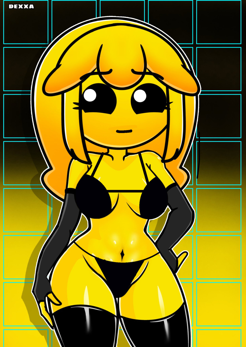Rule 34 Big Eyes Bra Dexxa Geometry Dash Hard Geometry Dash Medium Breasts Sfw Version Thick