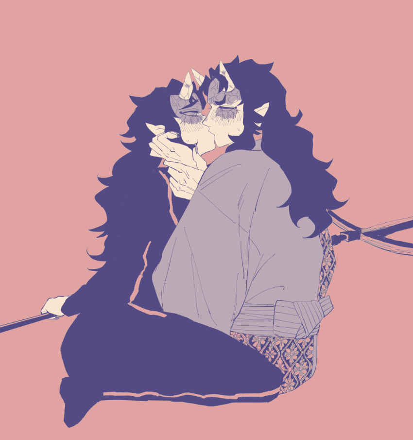 Rule 34 2boys Aizetsu Demon Demon Boy Demon Horns Demon Humanoid 8120
