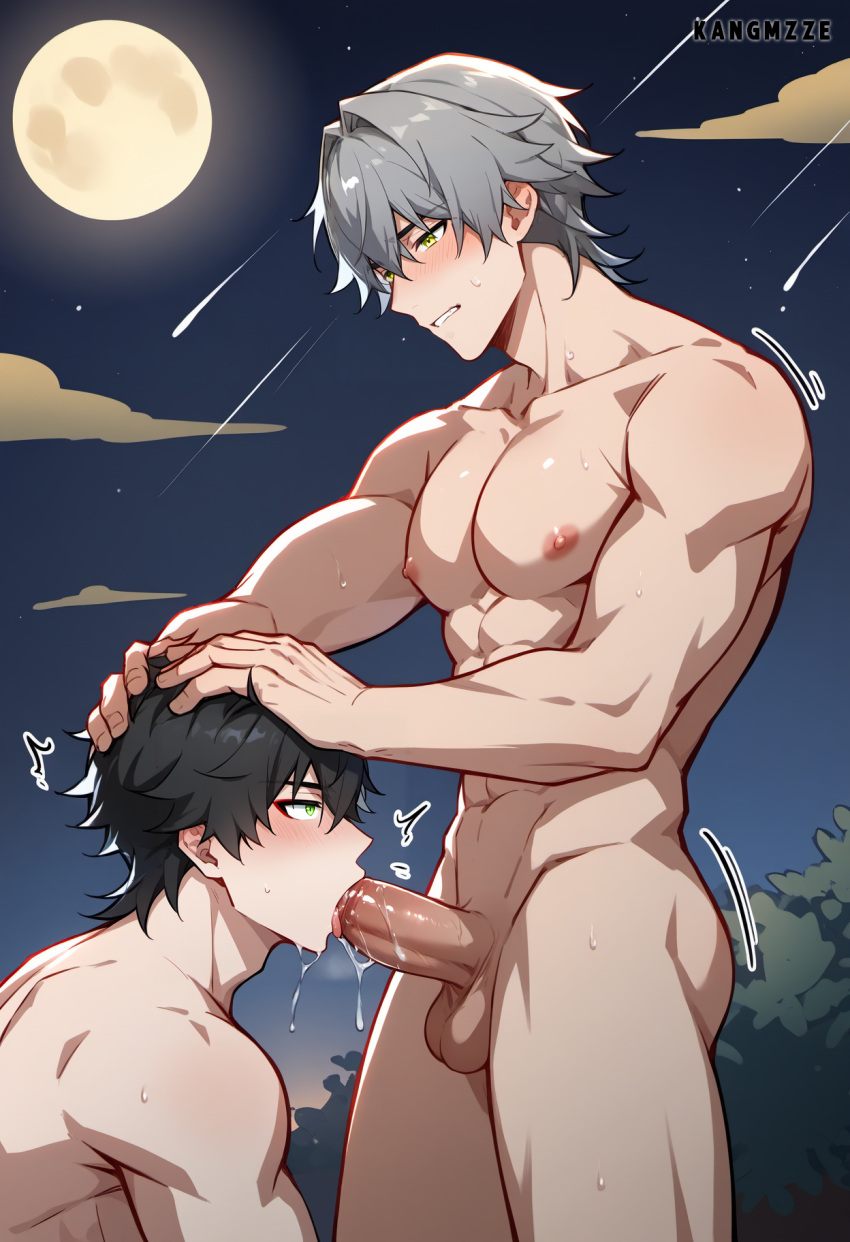 Rule 34 Ai Generated Caelus Honkai Star Rail Dan Heng Gay Honkai