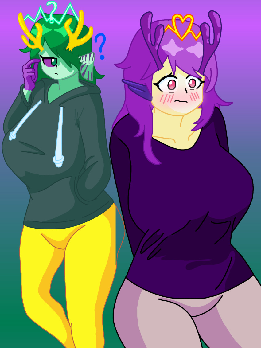 Rule 34 Astropod Big Blue Bubble Green Hair Monster Monster Girl My Singing Monsters Purple