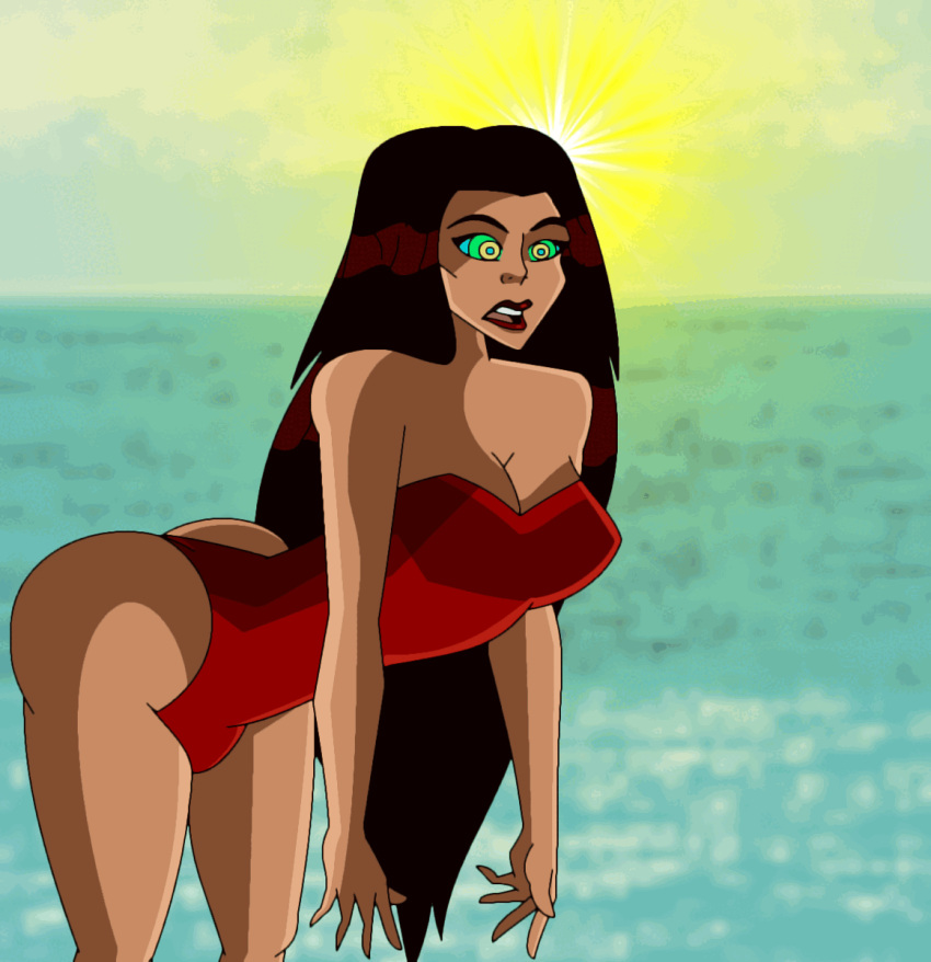 Rule 34 Animated Avengers Beach Bending Over Position Hypnosis Hypnotic Eyes Kaa Eyes Marvel