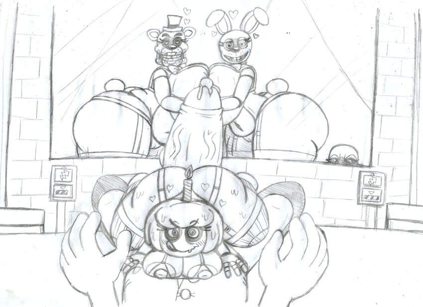 Rule 34 Aged Up Bear Girl Big Breasts Breasts Bunny Girl Captainhornybotld Cupcake Fnaf Five
