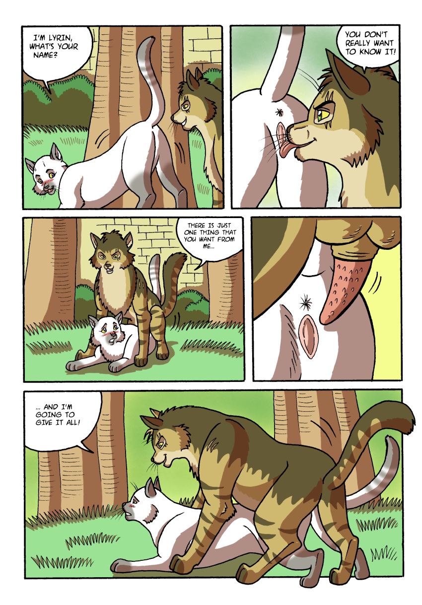 Rule 34 Anynoymus Comic Felidae Feline Feline Female Feral Khaldun Licking Male Mammal Mount