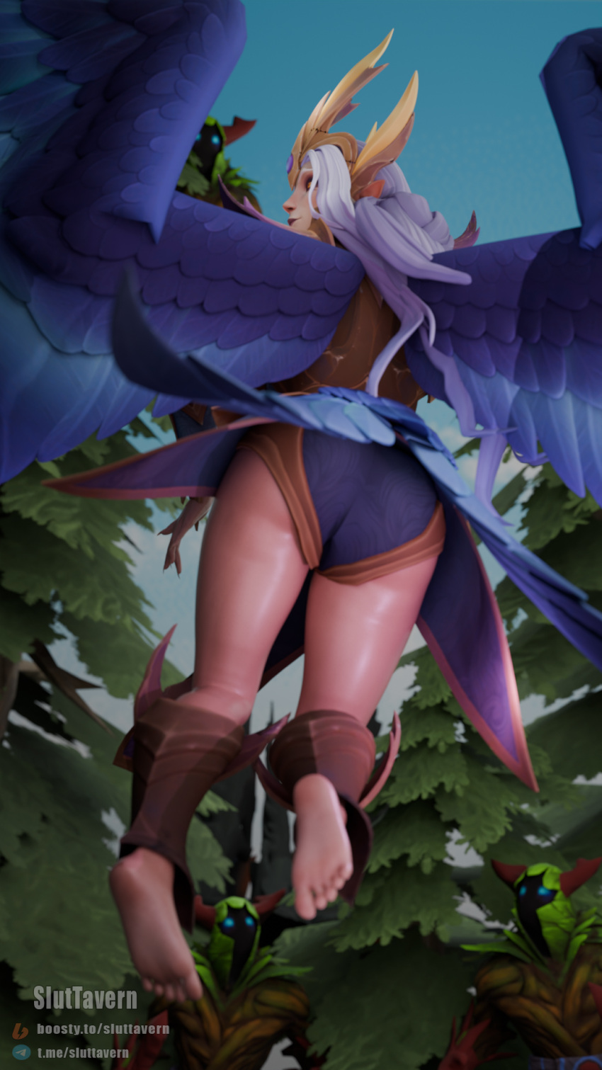 Rule 34 3d Armor Armored Female Armpits Arms Behind Head Ass Blender 9998