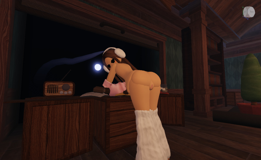 Rule 34 1girls 3d Bending Over Brown Hair Pink Clothes Pussy Quitamase Roblox Roblox Avatar