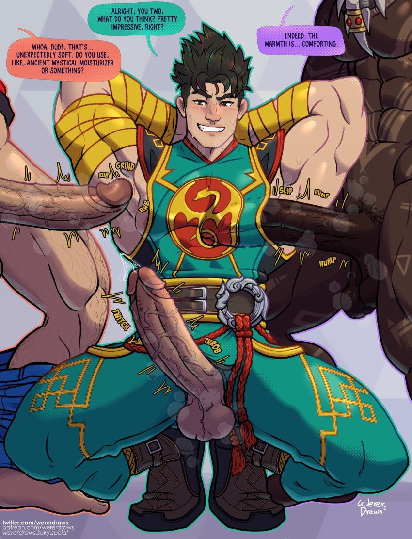 Rule 34 Abs Armpit Fetish Armpits Arms Behind Head Arms Up Balls Bara 0768