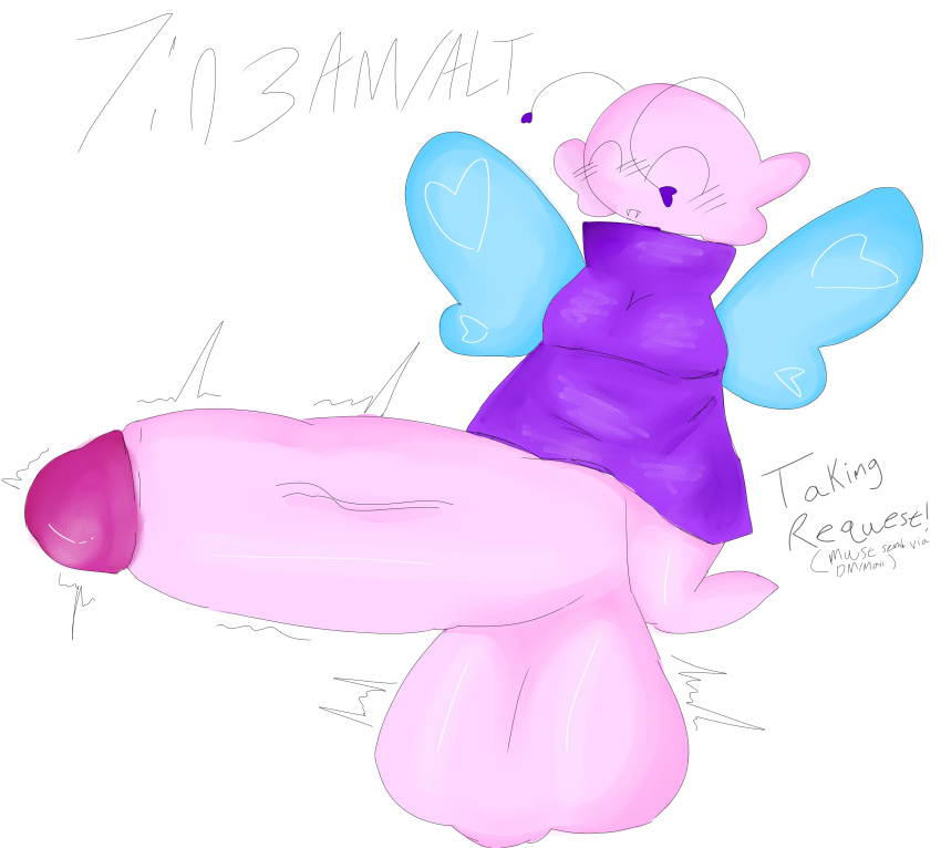 Rule 34 1futa 703am Butterfly Dandys World Flutter Dandys World Futanari Hyper Penis