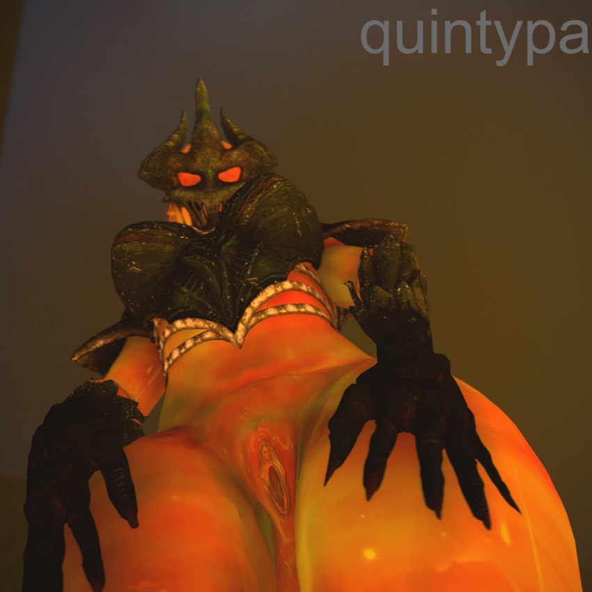 Rule 34 3d 3d Artwork 3d Model 3d Render Flame Atronach Oblivion 6083