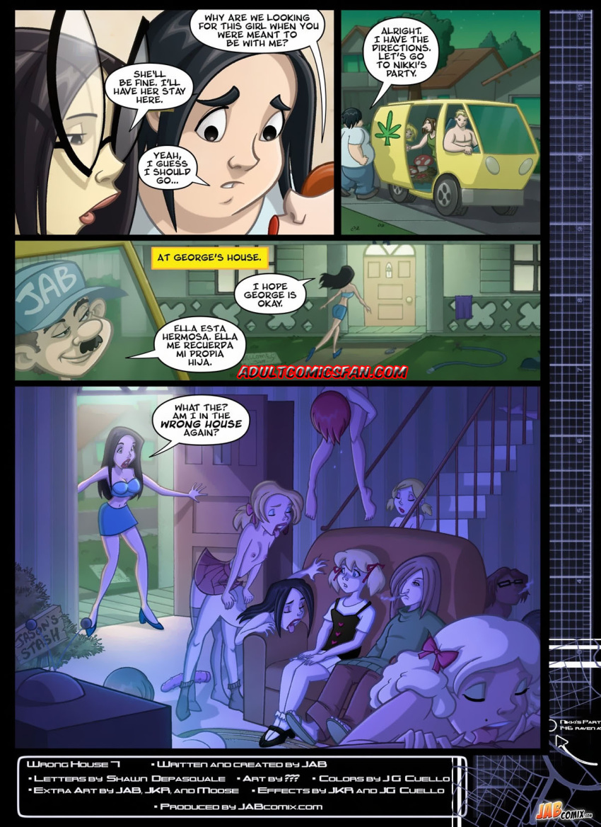 Rule 34 Comic Female Jab Panels Text 1898747