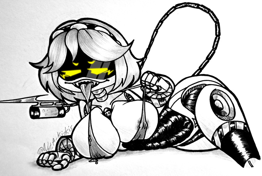 Rule 34 Breasts Kiskis Murder Drones Robot Tagme Tongue Out V Murder Drones 11325221