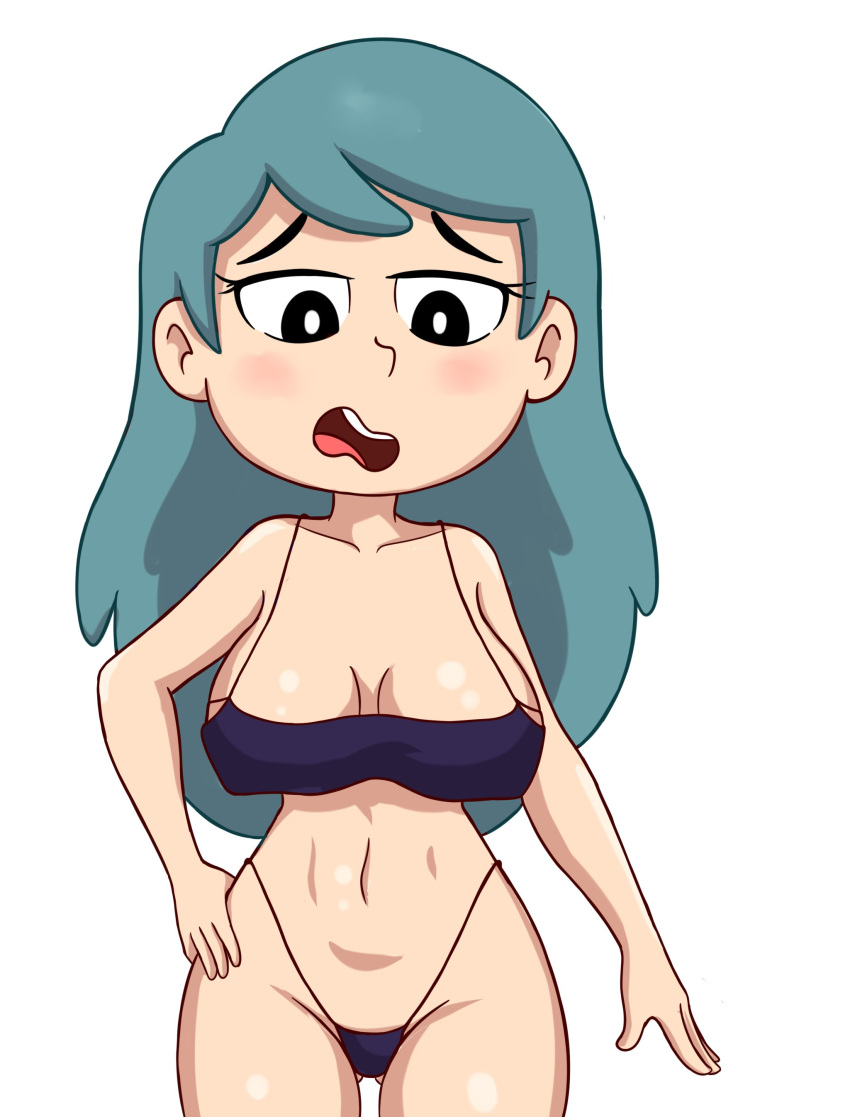 Rule 34 Aged Up Blauh O Breasts Cleavage Clothed Clothing Hilda