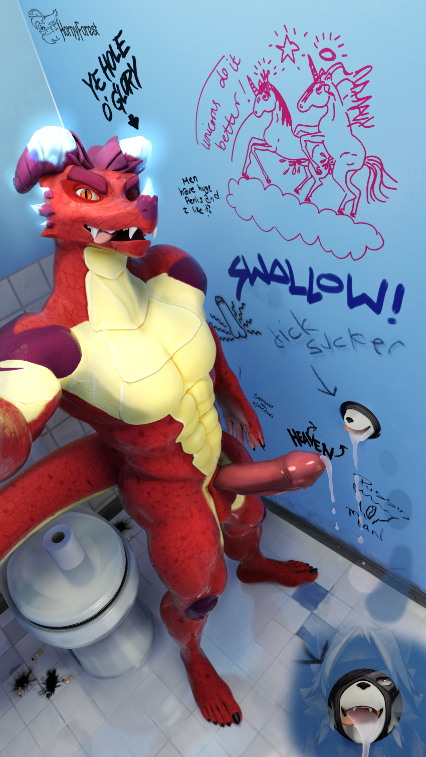 Rule 34 Absurd Res Anthro Blender Cycles Bodily Fluids Cum Cum In 4314