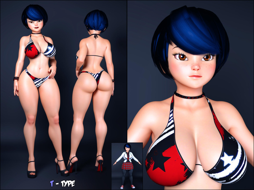 Rule 34 1girls 3d Ass Big Ass Big Breasts Bottom Heavy Breasts Bust 9554