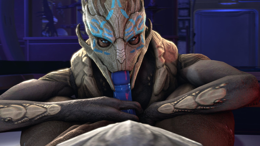 Rule 34 3d Alien Alien Girl Blowjob Female Malefemale Mass Effect 1091