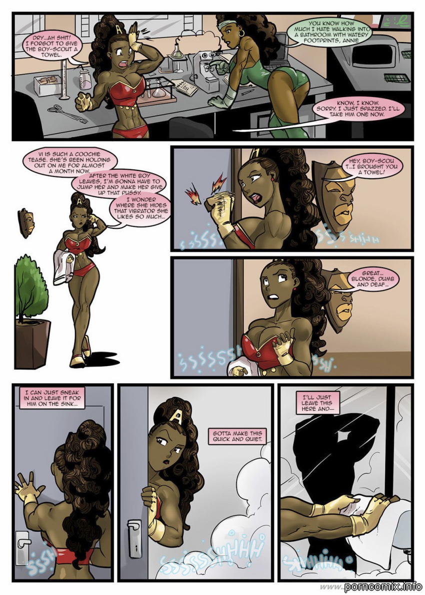 Rule 34 Anarchy Comic Dark Skinned Female Dark Skin Earrings English Female Hero Tales Hoop