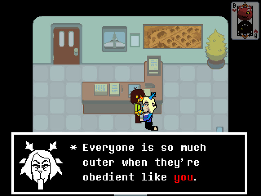 Rule 34 Aged Up Animated Anthro Bladedbard Carol Holiday Deltarune Digital Media Artwork Duo