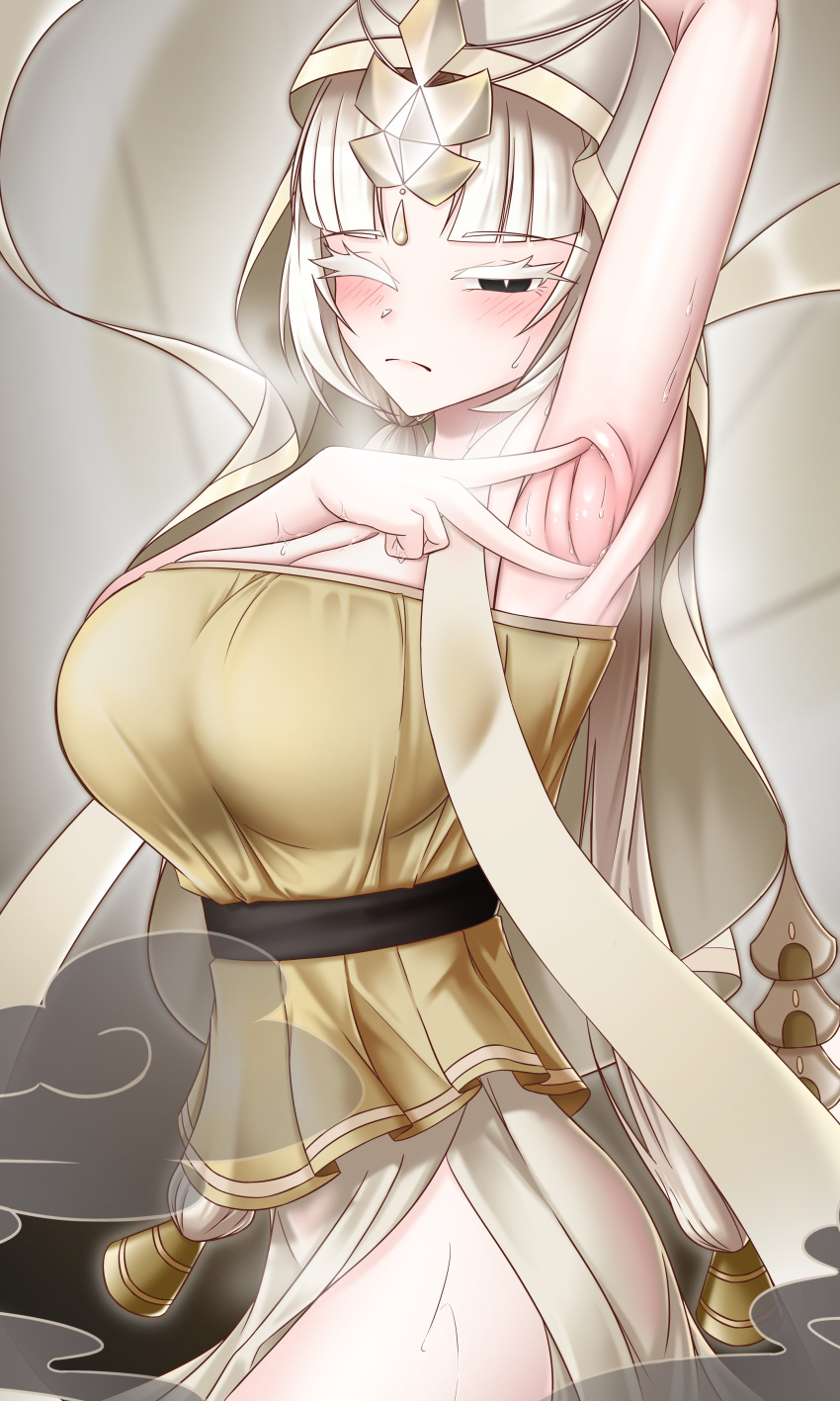 Rule 34 1girl 1girls Arm Up Armpit Fetish Bedroom Eyes Black Eyes Blush Bottomless Cookie Run