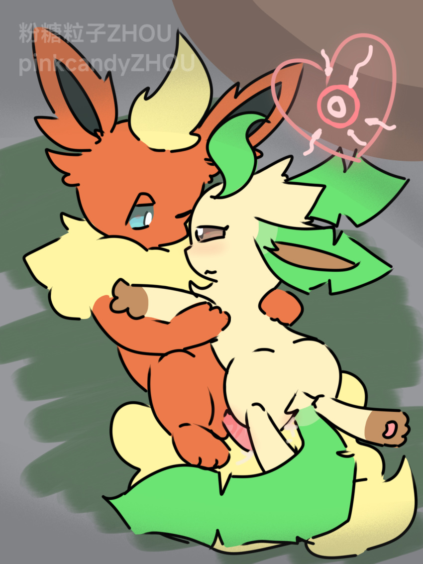 Rule 34 34 Blue Eyes Bodily Fluids Cum Duo Eeveelution Embrace 4505