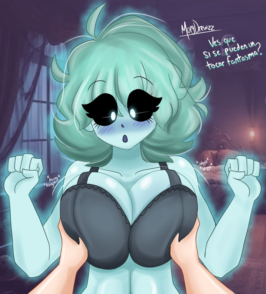 Rule 34 Bedroom Big Ass Big Breasts Big Butt Black Sclera Blue Body 9920