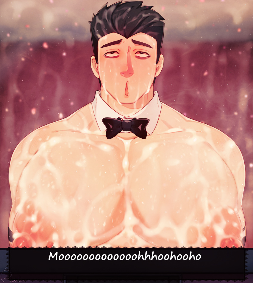 Rule 34 Bara Biceps English Text Francis Mosses Male Male Nipples 0799