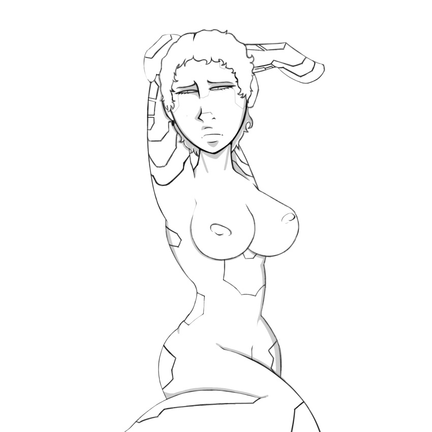 Rule 34 1female 1girl 1girls Big Breasts Blasian Curly Hair