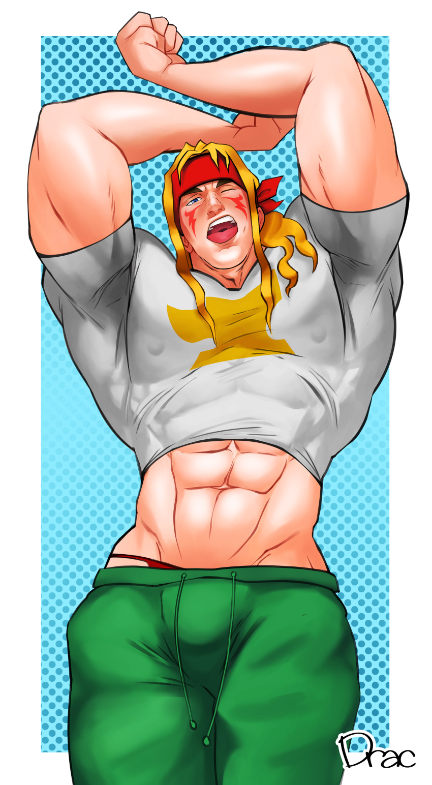 Rule 34 Abs Alex Street Fighter Bara Barazoku Biceps Bulge Dracowel Forearm Muscles Human