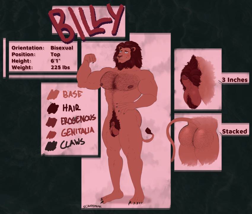 Rule 34 Ass Billy The Lion Embarrassed Felid Genitals Hi Res 5907