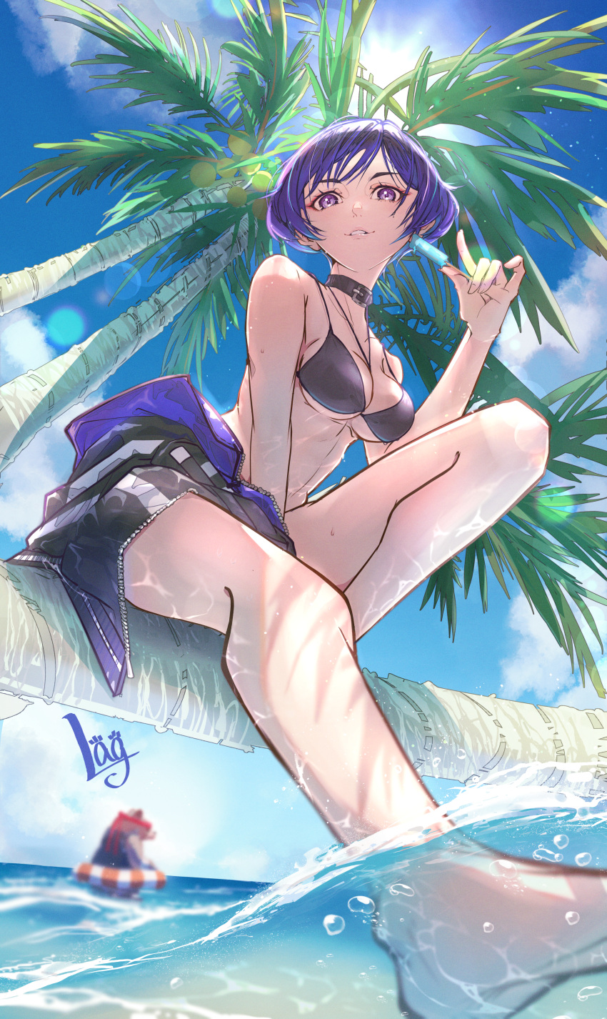 Rule 34 Beach Bikini Breasts Cleavage Female Female Only Kuma Tekken