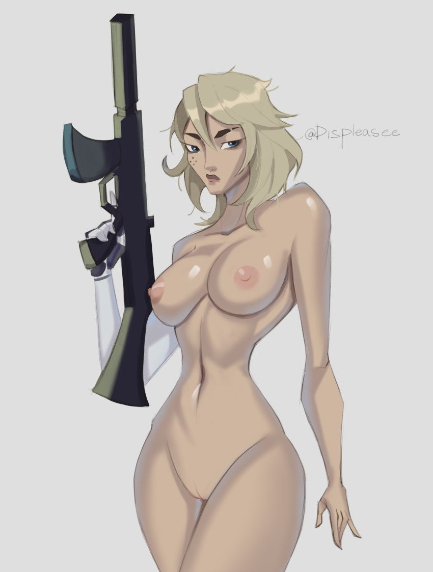 Rule 34 Boobs Breasts Casual Deadlock Valorant Female Firearm Gun 1777