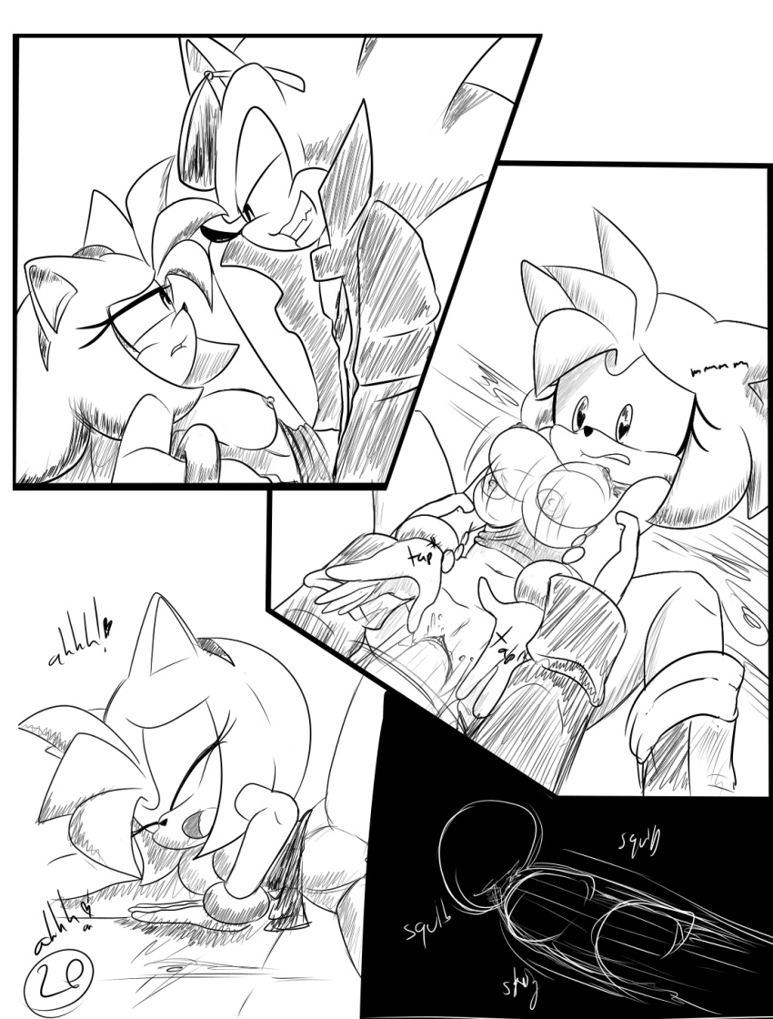 Rule 34 Amy Rose Anus Ass Balls Breasts Comic Etzioarts01 Female