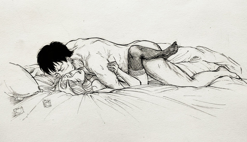 Rule 34 1boy 1girls Annie Leonhardt Athletic Male Attack On Titan Bed 6152
