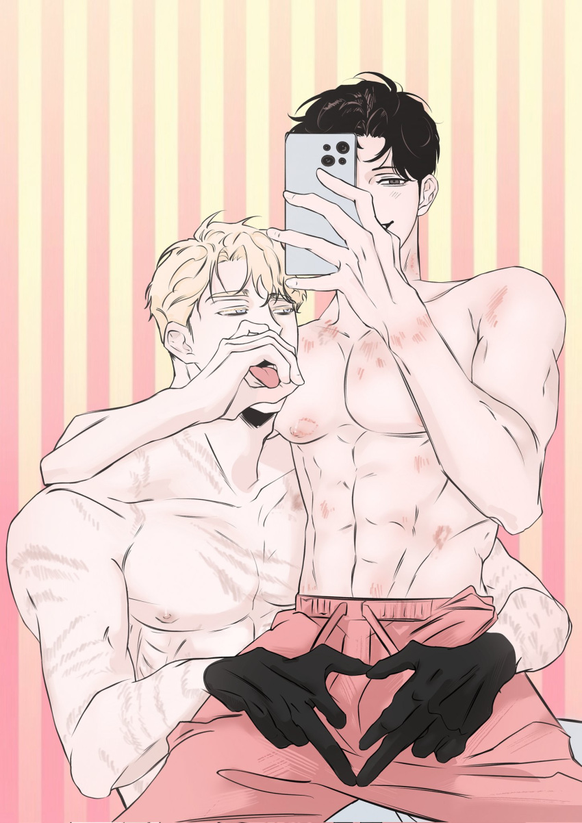 Rule 34 2boys Abs Arm Around Neck Caesar Roses And Champagne 4020