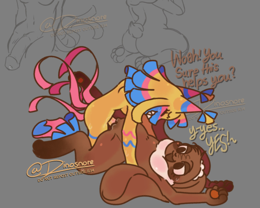 Rule 34 Anthro Cocoa Dandys World Cowgirl Position Dandys World 0191
