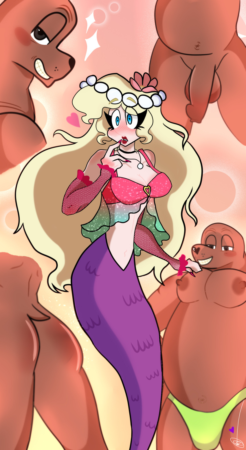 Rule 34 2024 Anthro Balls Bara Tiddies Belly Big Breasts Black Choker Blonde Hair Blue Eyes