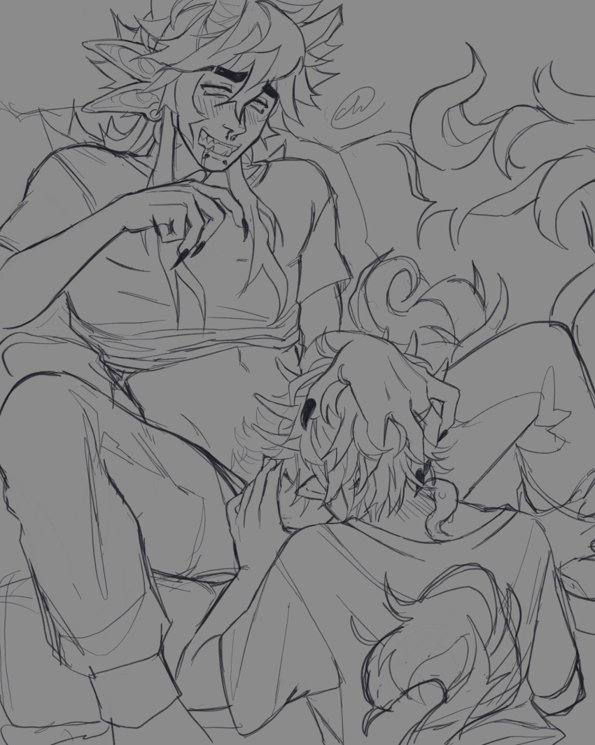 Rule 34 2boys Alien Duo Duo Focus Fellatio Fluffnstuff Homestuck 2634