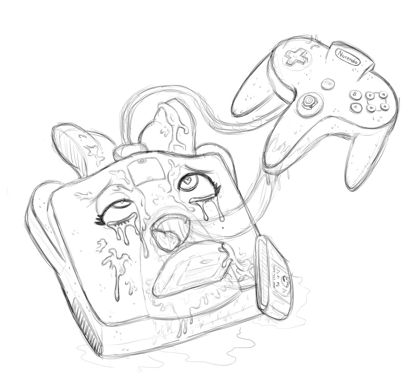 Rule 34 Cum Cum On Body Cum On Face Horror Monochrome Nintendo