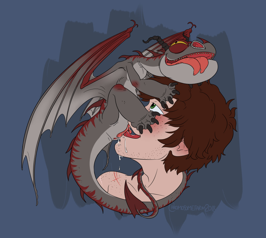 Rule 34 2018 Balls Cum Cunnilingus Dragon Dreamworks Feral Gay Grey Skin Hi Res Hiccup