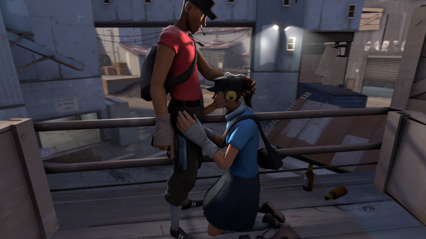 Rule 34 Blowjob Dick Female Femscout Scout Team Fortress 2 Team Fortress 2 Thighhighs 10808943