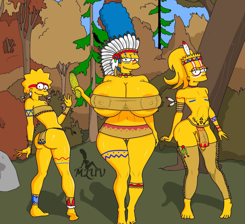 Rule 34 Bart Simpson Bartina Simpson Femboy Lisa Simpson Marge 2657
