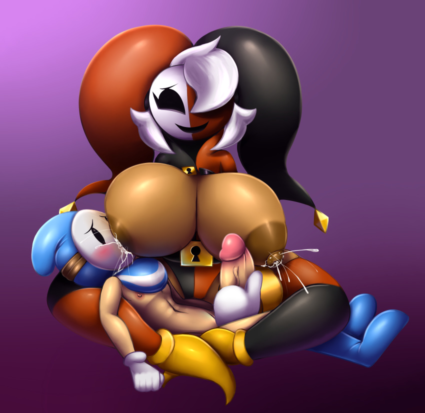 Rule 34 1boy 1girls Areolae Bandit Mario Big Breasts Blush Breast 6955