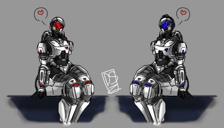 Rule 34 2girls Armor Armored Compressed Breasts Curvy Ggez2341 Heart