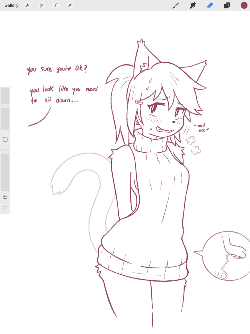 Rule 34 Absurd Res Accessory Anthro Aroused Blush Blush Lines Bodily Fluids Braless Clothing