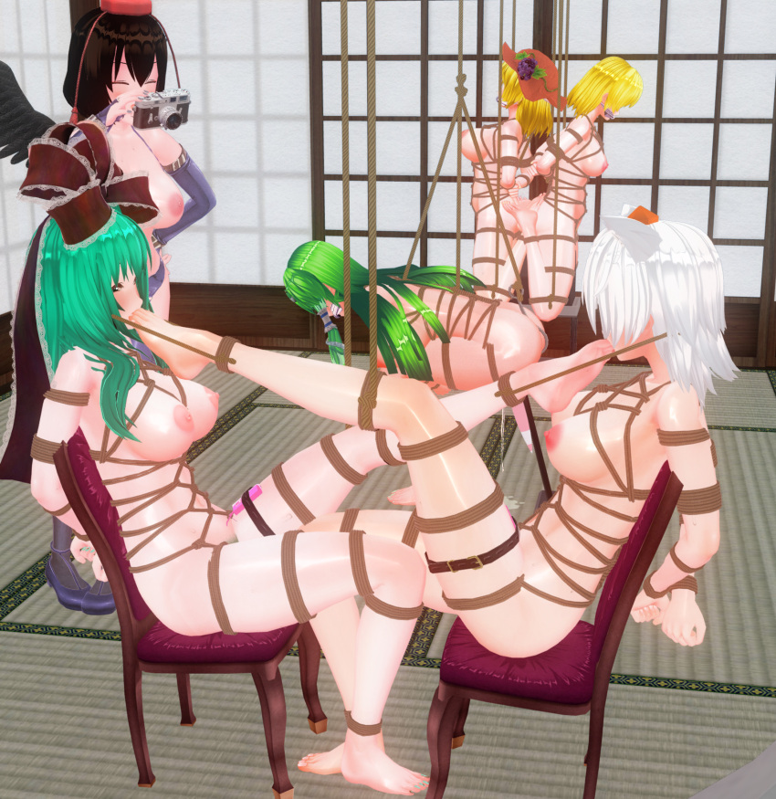 Rule 34 3d Bondage Bondage Bound Together Chinkaigyogyo Gag Kagiyama 1073