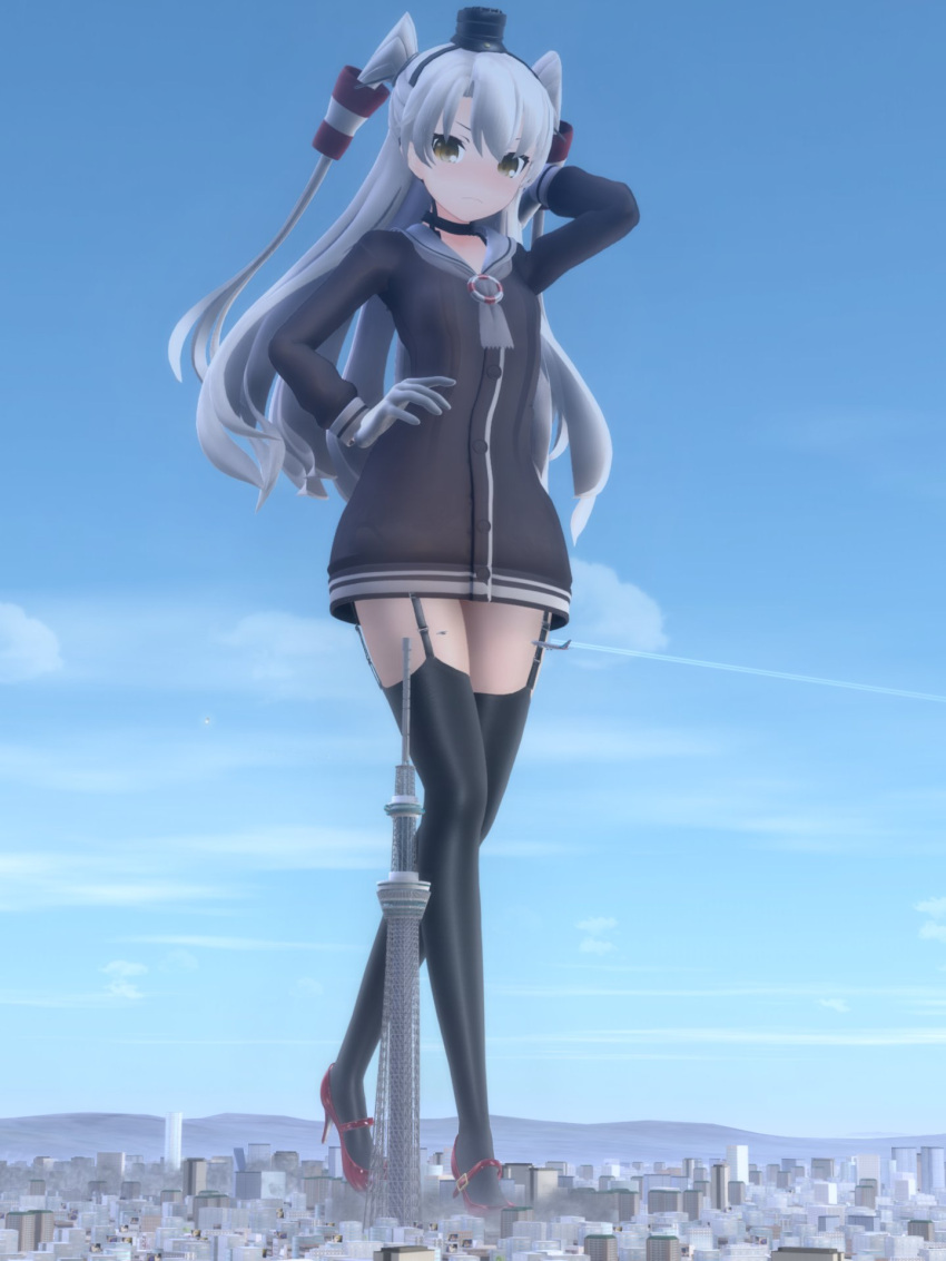 Rule 34 1girls 3d Amatsukaze Kantai Collection Building City
