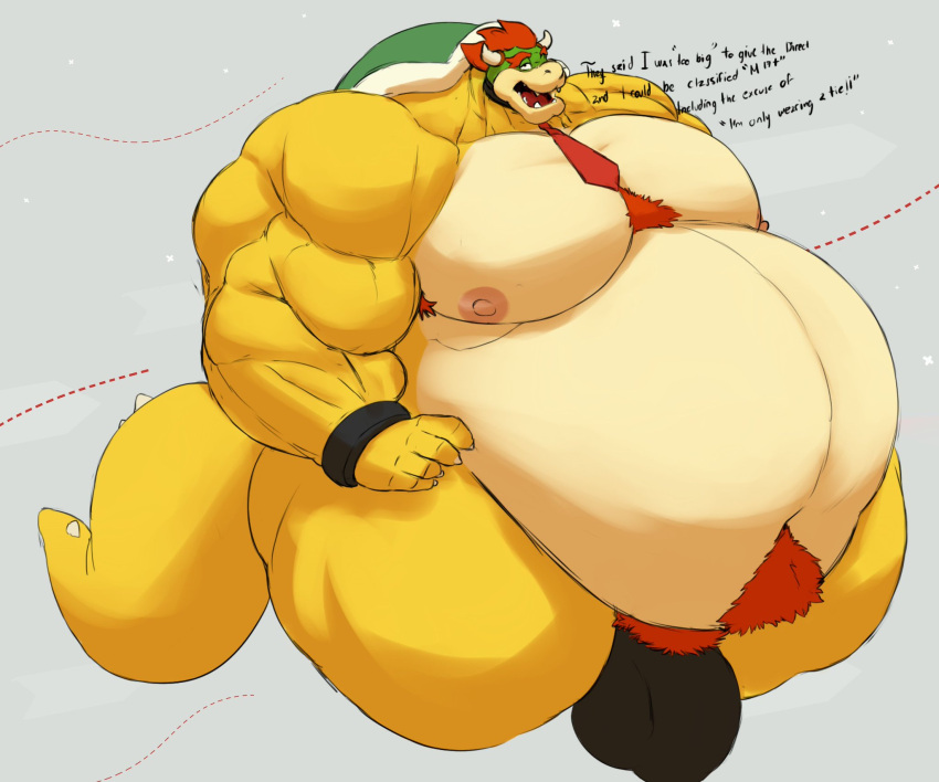 Rule 34 Anthro Bara Belly Bowser Bulge Chest Tuft Color Colored 1773
