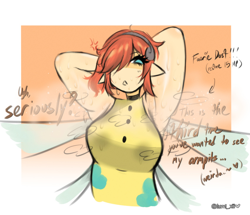 Rule 34 1girls Anger Vein Annoyed Annoyed Expression Armpit Fetish 0001
