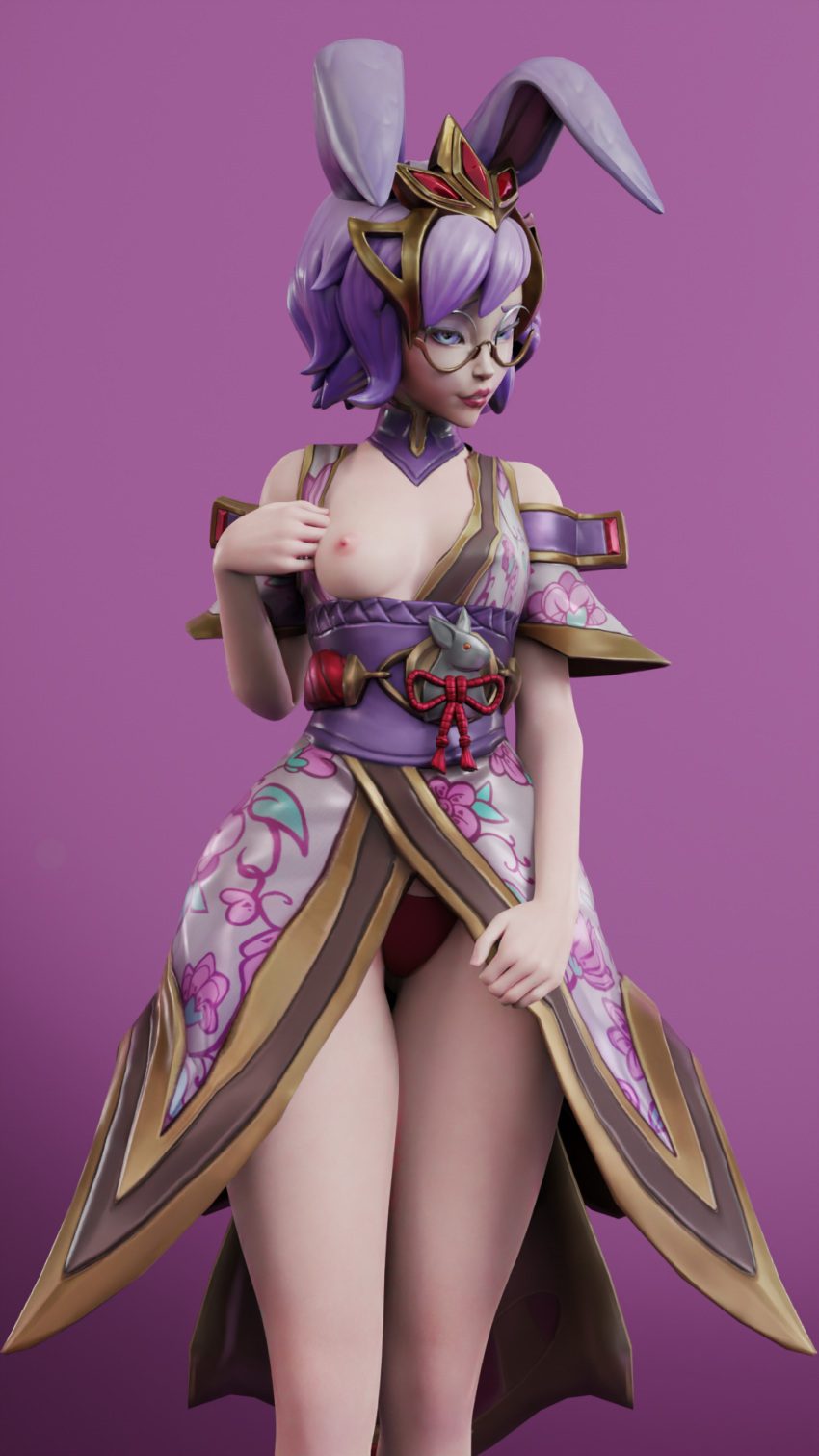Rule 34 Breasts Breasts Bunny Ears Glasses Itsfernando Paladins Paladins Champions Of The