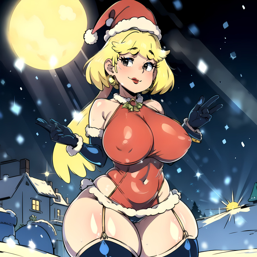 Rule 34 Aegis999 Artist Ai Generated Big Breasts Christmas Hat Long 9311